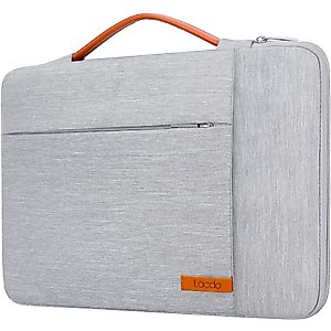 Lacdo 360° Protective 16 Inch Laptop Sleeve Case for 16 Inch HP Lenovo ASUS Acer Dell Laptop/HP Pavilion Envy/Lenovo ThinkPad IdeaPad/Acer Swift/ASUS Vivobook/Dell Computer Bag, Gray