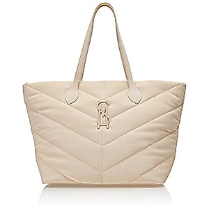Steve Madden WORKINC Quilted Tote, Bone