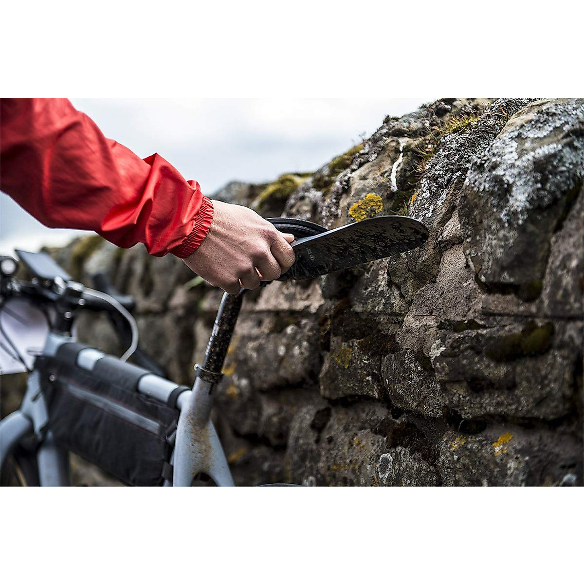 Ass Savers Big Saddle Mudguard for Wide Tires, 30-50 mm, up to 55 mm, Generation 4, Maximum Rain Protection, No Tools Mount, Patented Flip Tip, Lightweight, Stable, Self Centering, CX, Gravel, Black