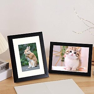 Fixwal 10 Pack 11x14 Picture Frame in Black, Display Pictures 8x10 with Mat or 11x14 Without Mat, Photo Frame for Wall or Tabletop Display