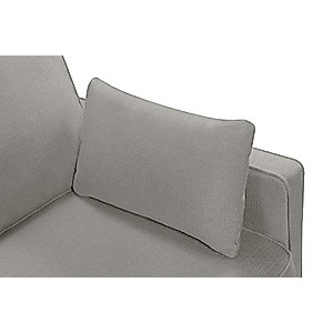 Serta Nina Sofa, Chenille Fabric, Rhine Gray