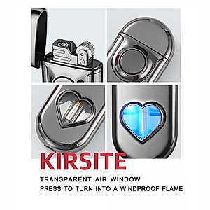 Double Flame Lighter,Jet Torch Lighter Windproof Lighter Tiger Cool Design for Gift, Exquisite Packaging, Refillable Butane Lighters,Suitable for Festival,Birthday, Candle, Gifts for Men