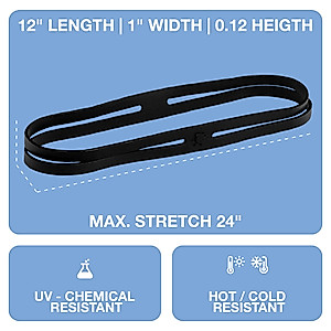 GRIFITI Band Joes X Cross Style 12" Assorted Color 10 Pack Big Strong Elastic Rubberbands Pressure Cooking, Office, Puzzles, Board Games Heat Cold UV Large Colorful Heavy Giant Silicone Rubber Bands