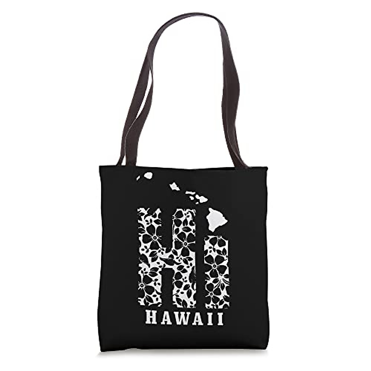 Hawaii HI Hawaiian Islands Map Surf Surfer Hilo Maui Tote Bag