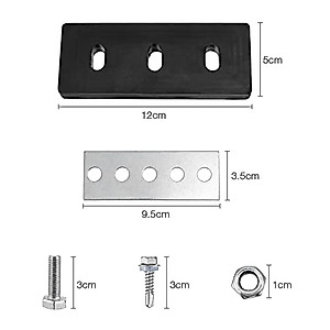Karbay 1/4" 3-Blade Universal - Snowblower Modifies Impeller Set - Modifies 2-Stage Machine (100% Stainless)