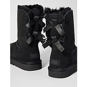UGG Women's Bailey Bow Ii Boot, Black, 10