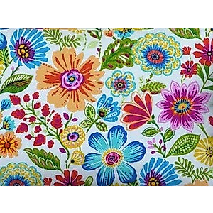 RSH DECOR: Tufted U-Shape Wicker Seat Cushions Set of 2 | 19” x 19” | All-Weather Spun Fabric | Water-Resistant | Outdoor Chair Cushions for Patio Furniture | Gregoire Fresco