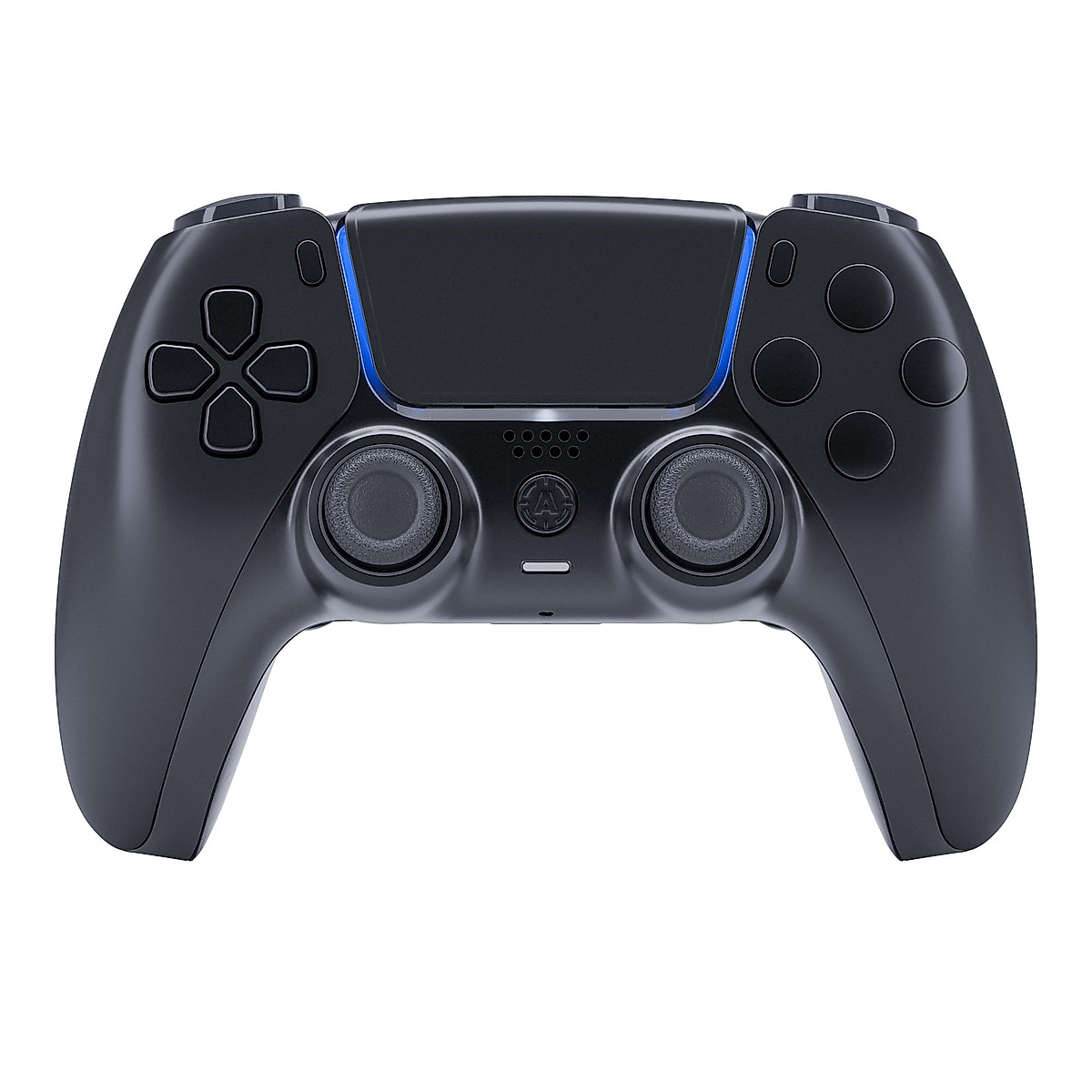 AimControllers Custom PRO Controller compatible with PS5 Console & PC | Custommade Wireless Gaming Controller with 4 Back Remappable Paddles | Gaming Accessories Electronics | Black Matte