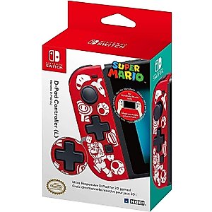 Hori Nintendo Switch D-Pad Controller (L) (Super Mario) By - Officially Licensed By Nintendo - Nintendo Switch