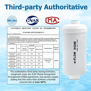 Larayci Fluoride Water Filter, Replacement for Berkey® PF-2® Elements, Berkey® Gravity Filtration System, including Big, Travel, Royal, Imperial and Crown Series, Natural filter material, Pack of 2