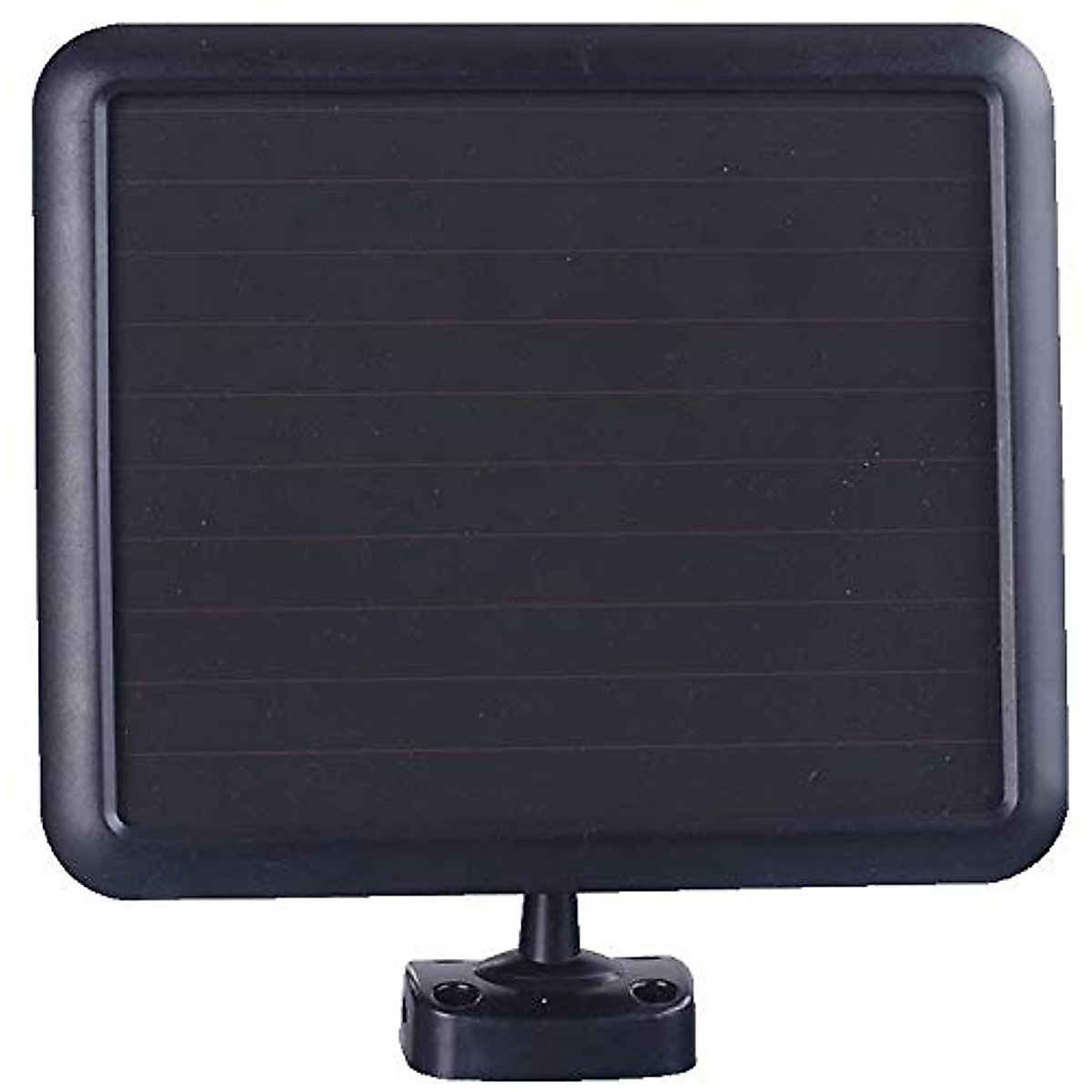 FORCETEKDATA Solar Panel 6 Volts Battery Charger with 2.1x5.5mm Center-Positive Jack and 15 Feet Cable Line-Black