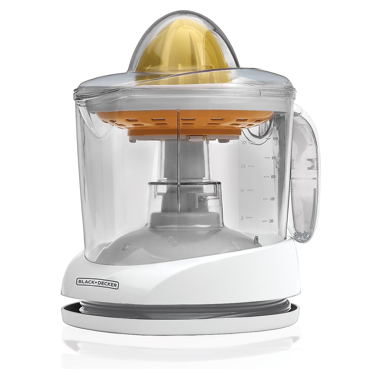 BLACK+DECKER 32oz Citrus Juicer, White, CJ625