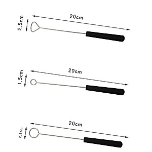 10PCS Dipping Fork Set ,Stainless Steel Candy DIY Bakeware Accessories ,Dipping Forks for Chocolate, Pralines and Truffles, Durable and Reliable Silver 10