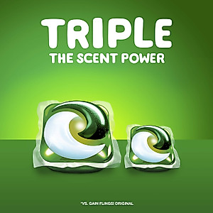 Gain Ultra Flings Liquid Laundry Detergent Pacs Designed for Large Loads, Original Scent, 41 Count