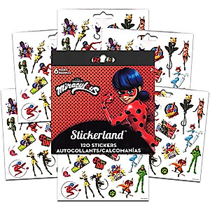 Zagtoon Miraculous Ladybug Magnetic Creations Toy - Bundle with 40 Play Pieces Plus Stickers and More for Kids (Miraculous Toys)