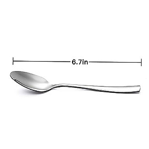 Eslite 12-Piece Stainless Steel Teaspoon,6.7-Inches