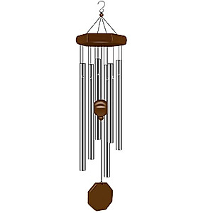 Wind Chimes for Outside, Wind Chimes Outdoor Deep Tone with 6 Tuned Tubes, Memorial Wind Chimes for Garden, Patio and Home