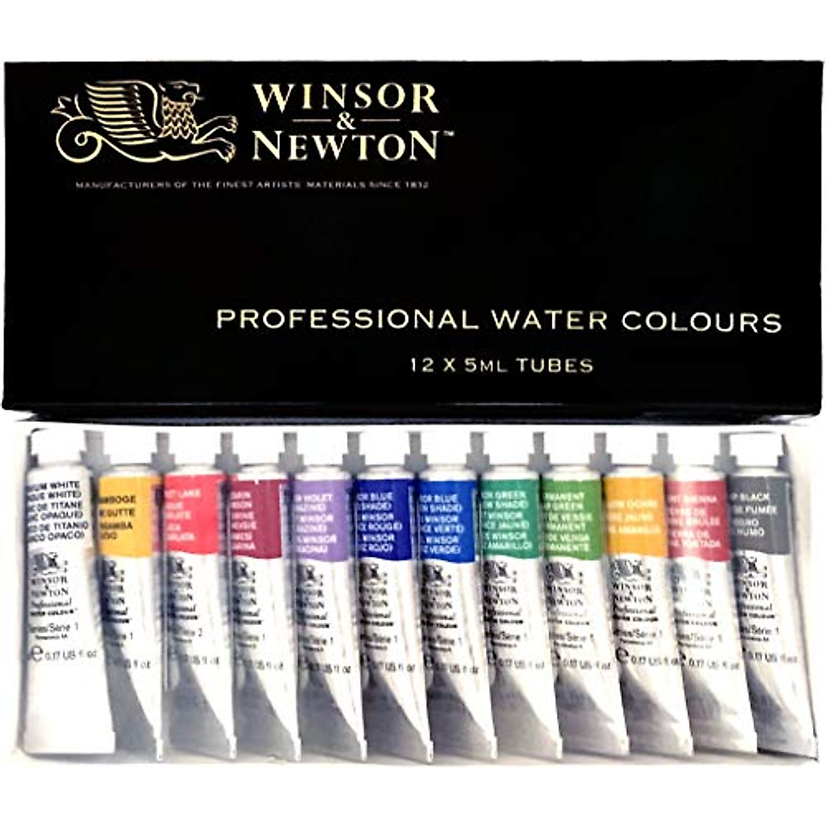 Windsor & Newton Artists Water 5ML Tube 12C Set (Japan Import)