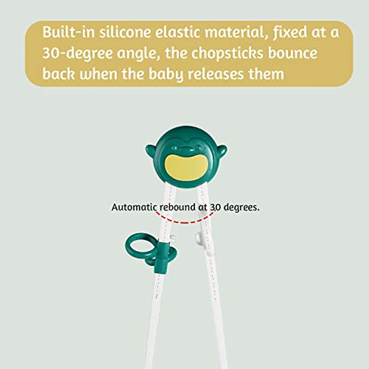 PandaEar 2 Pairs Training Chopsticks for Kids Toddler Baby Childrens| Practice Learning Chopsticks for Kid Beginners