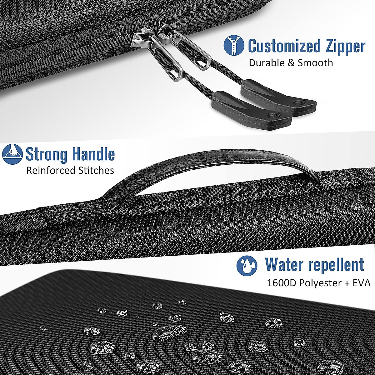 FINPAC Hard Laptop and Tablet Sleeve Case for 13.6-inch MacBook Air M3 A3113 2024, 14-inch MacBook Pro M4/M3/M2/M1 2024-2021