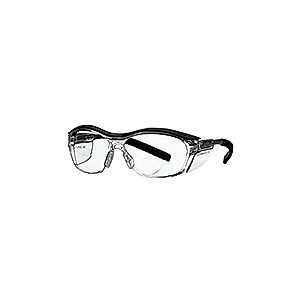 3M Reader Safety Glasses, 2.0 Diopter, Black Frame, Clear Lens