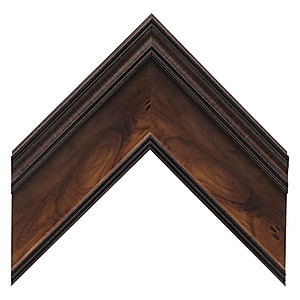 Frame My TV Deco TV Frames - Burlwood Smart Frame Compatible ONLY with Samsung The Frame TV (75", Fits 2021-2025 Frame TV)