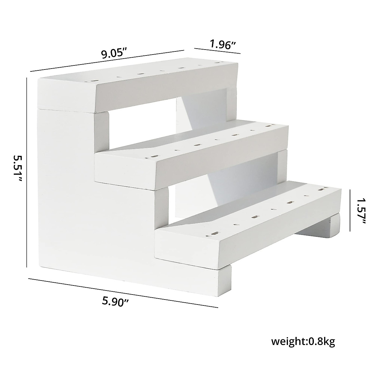 2 Pcs Wood Cakesicle Stand Display - Cake Pop Stand Display Riser - 3 Tier Wood Lollipop Holder, for Dessert Table of Wedding Shower Birthday Parties