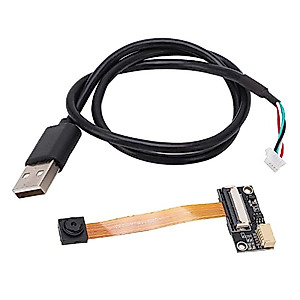 5MP Camera Module, High Resolution 68° Viewing Angle MJPEG Format Computer Webcam Module Distortion Free Fixed Focus Flexible Structure for Electronic Device