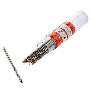 Mtsooning 10PCS 1.3mm Mini Drill Bits, Small Steel Twist Drilling Kit, Precision Hss Drilling Tool for Metal, Wood, Manual Work DIY, Crafts Jewelry, Assembling, Model Making