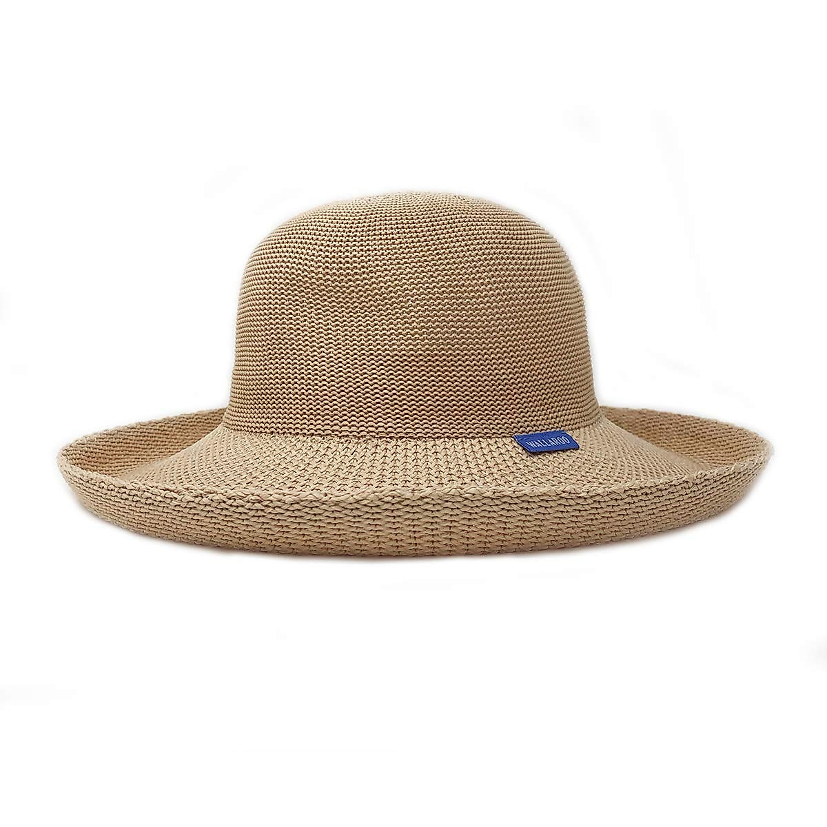 Wallaroo Hat Company Women’s Victoria Sun Hat – Packable Design and Adjustable Sizing for Medium Crown Sizes – Chic Style for Garden Parties, Beach Getaways and Outdoor Events (Tan)