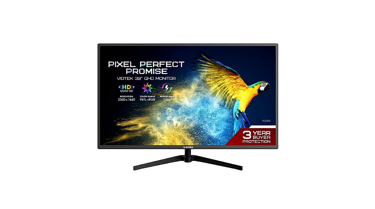 Viotek 32" 1440p Monitor - Perfect for Gaming & Design
