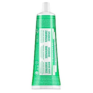 Dr. Bronner’s - All-One Toothpaste (Spearmint, 5 Ounce)