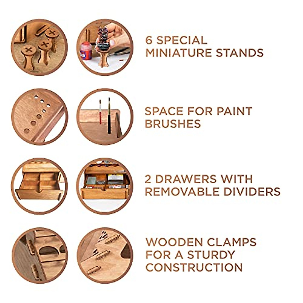 Modular + Corner Paint Rack Organizer