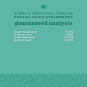 Oxbow SIMPLE REWARDS STRAWBERRY Small Animal Treat 0.5 oz