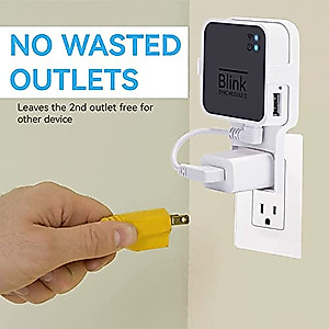 All-New Blink Outdoor Camera Mount, 3 Pack Protective Cover and 360° Adjustable Mounting Bracket with Blink Sync Module 2 Mount for Blink Outdoor Camera Security System (Blink Camera Not Include)