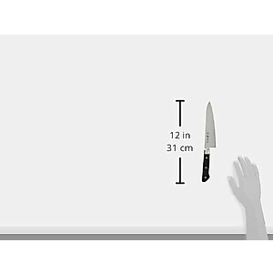 Fujitora FU-807 Chef's Knife, 7.1 inches (180 mm), Made in Japan, Cobalt Alloy Steel, Double Edged, Chef's Knife, For Cutting Meat, Cooking Fish and Vegetables, DP Cobalt Alloy Steel Insert, With