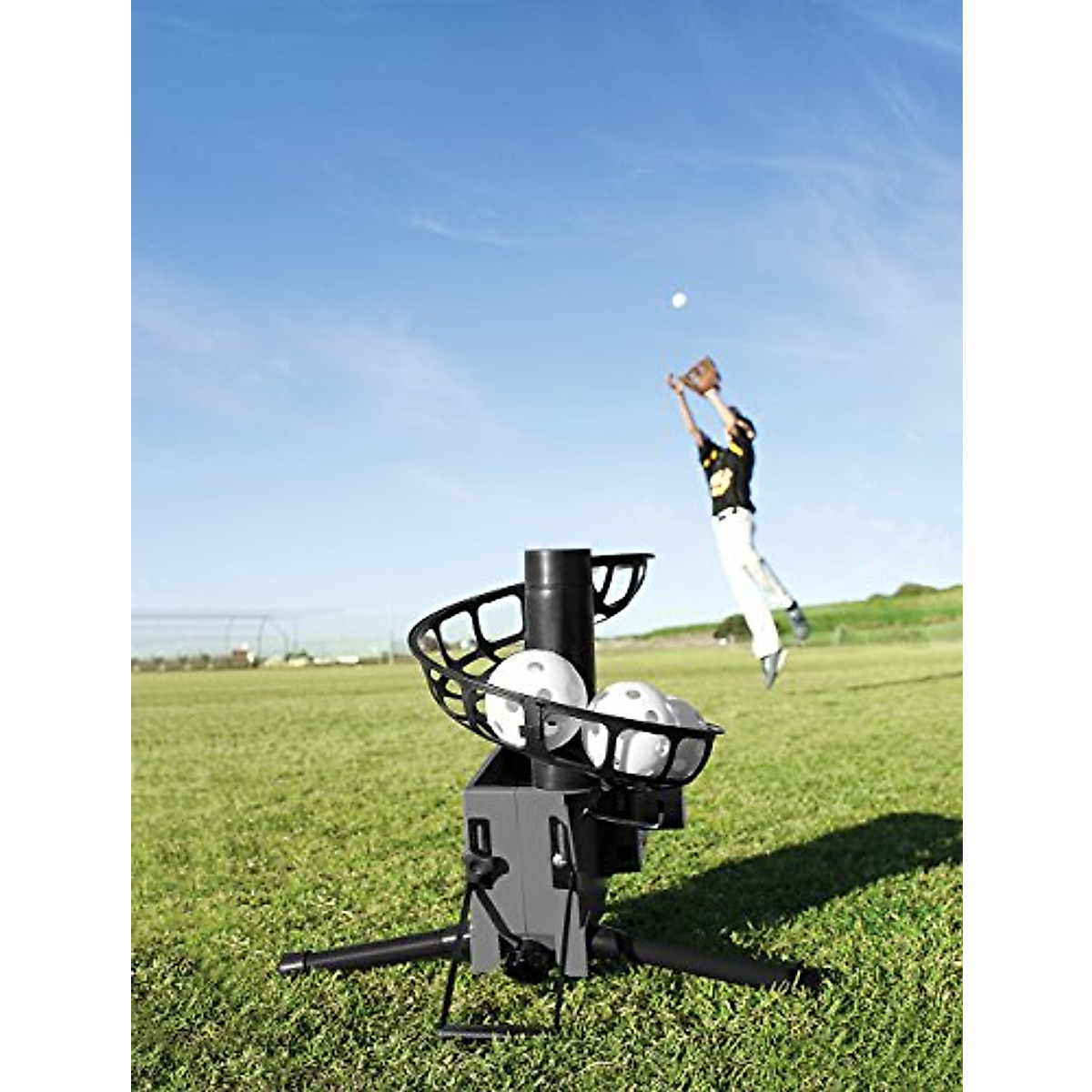 SKLZ Catapult Soft Toss Baseball Pitching Machine for Batting and Fielding