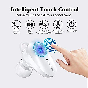 OneOdio A100 True Wireless Earbuds Active Noise Cancelling Earphones Bluetooth 5.0 Headphones with Mic IPX5 Waterproof ANC TWS