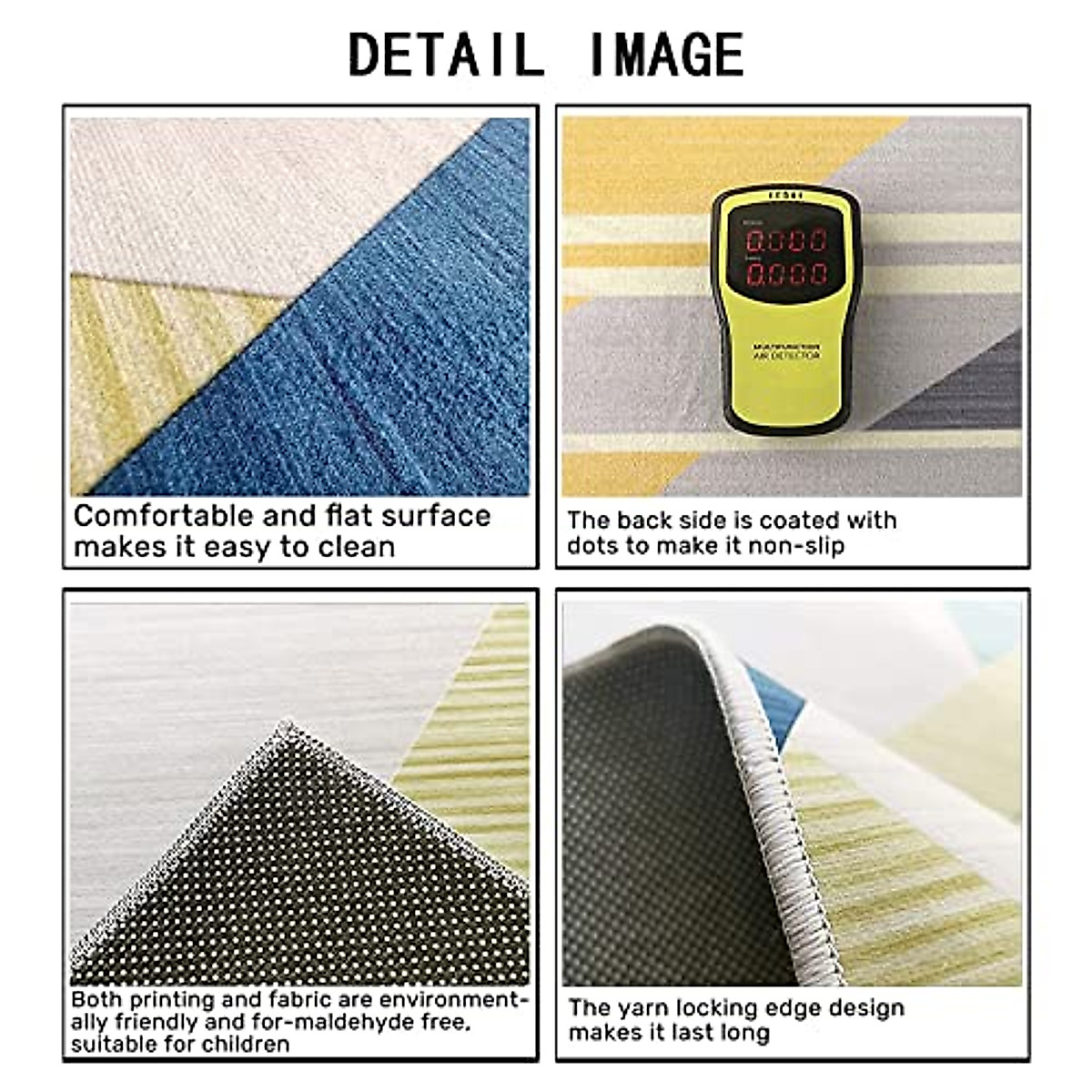 Game Controller 3D Gamer Gaming Pattern Area Rugs Non-Slip Gaming Carpets Player Non-Slip Floor Mat Gamer Room Decor Home Decor for Living Room Bedroom (GM-7)