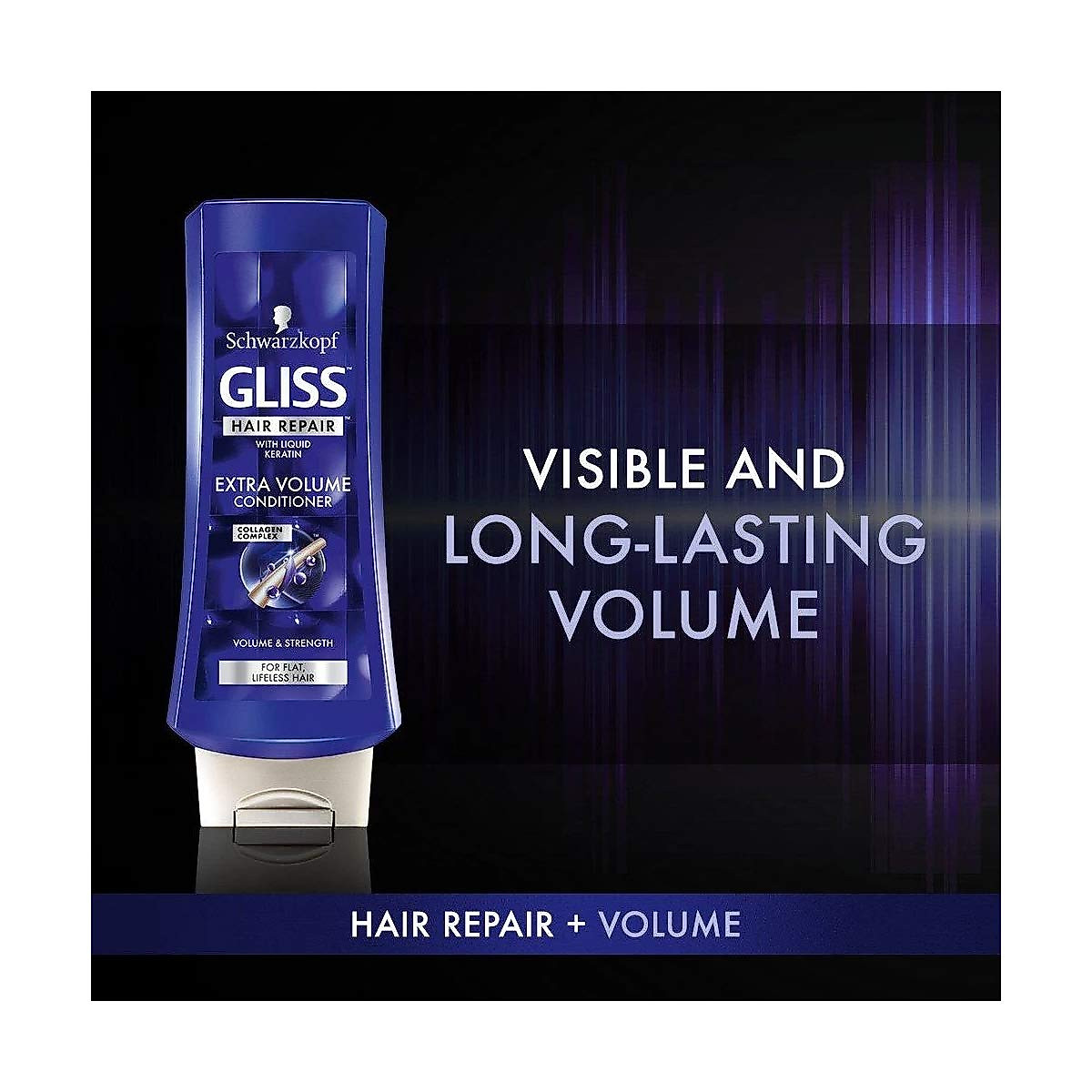 Gliss Conditioner Extra Volume 13.6 Ounce (400ml)