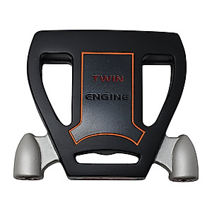 T7 Twin Engine Black Mallet Golf Putter Right Handed with Alignment Line Up Hand Tool 35 Inches Tall Lady's Perfect for Lining up Your Putts