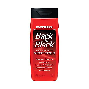 Mothers Back-To-Black Plastic Trim and Plastic Restorer Liquid 12 oz.