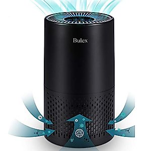 Bulex Air Purifier (404ft²), Air Cleaner for Home with H13 True HEPA Filter, Remove 99.97% Purification Allergies Dust Smoke Pollen, Quiet Sleep Mode, 4-Stage Filtration for Large Room Bedroom Office