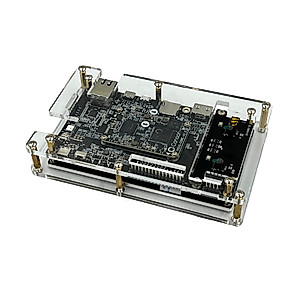 youyeetoo 64bit RISC-V Development Kit Kendryte K510 CRB-KIT,2.5 Tops AI Edge K510 chip,with Acrylic shell, Dual-camera Module and LCD Display,Provide AI tools demo