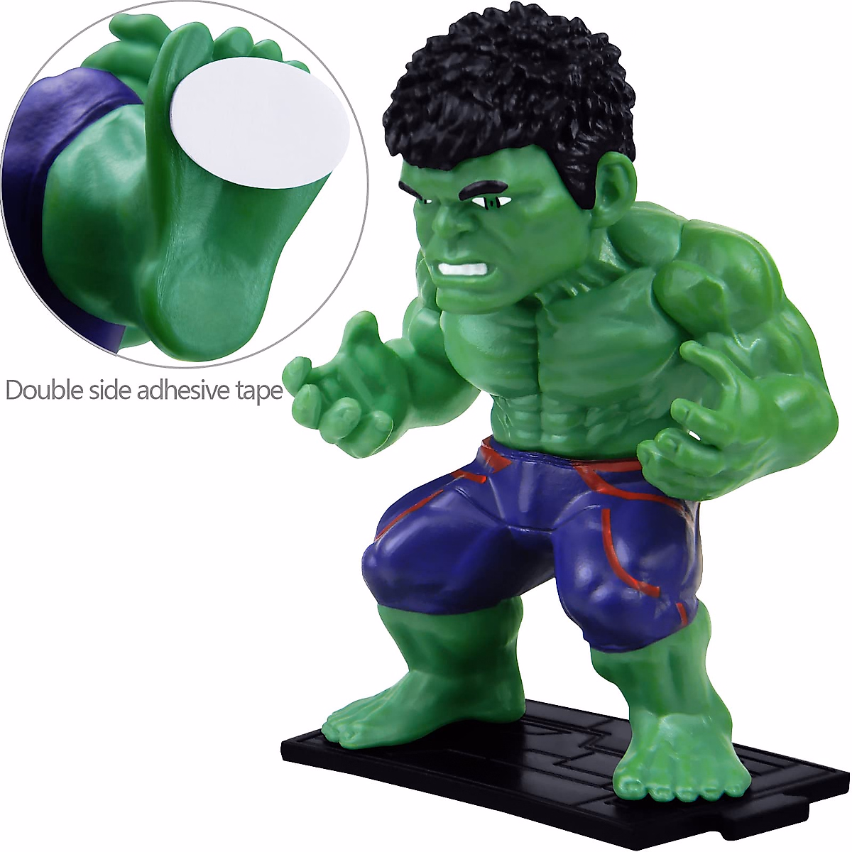 Incredible Hulk Action Figure Garage Kit Marvel Avengers Action Figure PVC Figure Model Mini 9CM Version