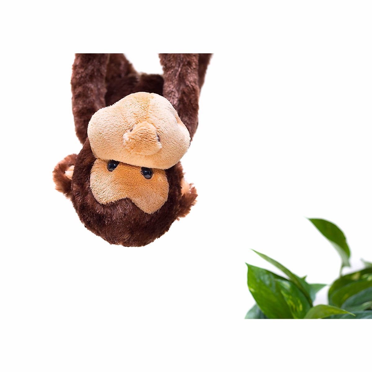 24-Inch Hanging Monkey Stuffed Animal – Monkey Toy With Specially Designed Ultra Soft Plush Feel For Kids - Hands And Feet Connect Together - Bring These Popular Monkeys Home To Boys & Girls Ages 3+