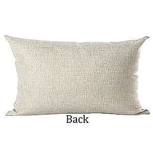 Ramirar Love is Patient Kind It Always Protects Trusts Hopes Perseveres Never Fail Decorative Lumbar Throw Pillow Cover Case Home Living Room Bed Sofa Car Cotton Linen Rectangular 12 x 20 Inch