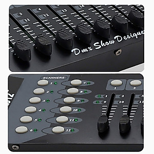 Dmx Controller, Dmx Console,192CH Dmx512 Console, With 2m/6.6 ft DMX Signal Cable, Controller Panel Use For Editing Program Of Stage Lighting Runing