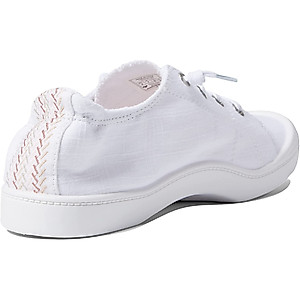 Roxy Women's Bayshore Loafer Flat, Alloy/White Plus, 9