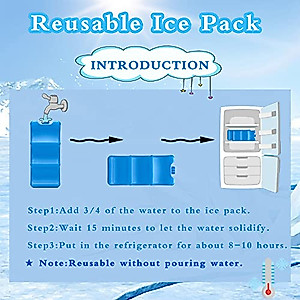 3 Pack Breastmilk Ice Pack,Reusable Ice Packs for Breastmilk Storage,Bottle Ice Packs for Breast Milk,Baby Bottles,Meal,Keeps Breast Milk Fresh